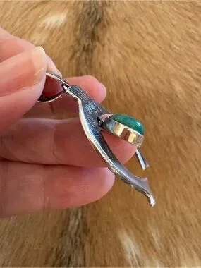 SouthWestArtisans | Jewelry | Kingman Turquoise Hand Stamped Statement ...